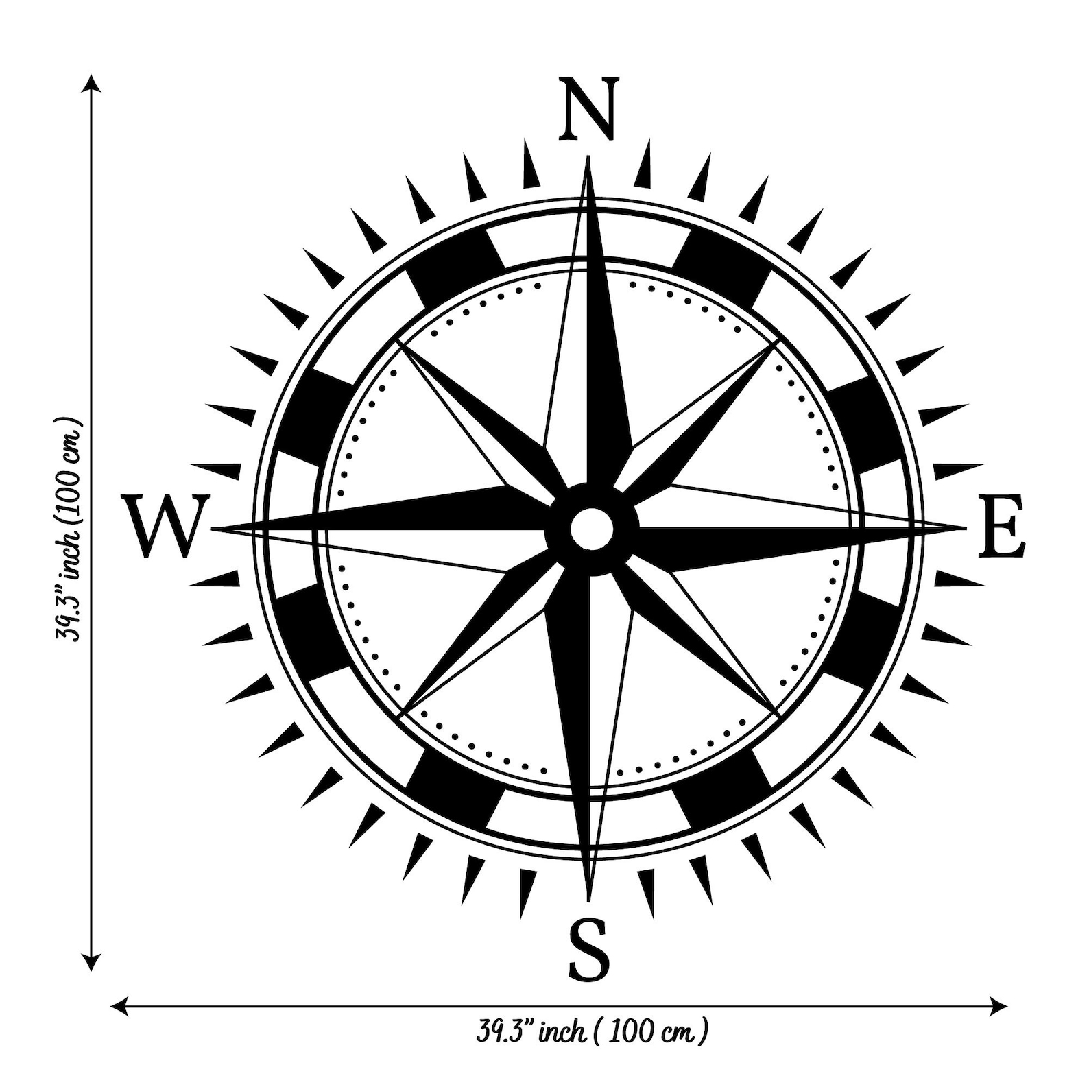 Caravan Compass Sticker Decal, Waterproof Motorhome Decor - Etsy