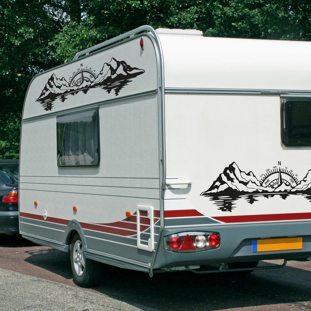 Universeller Wohnwagen Aufkleber, Aufkleber Wohnwagen, Camp, Aufkleber ...