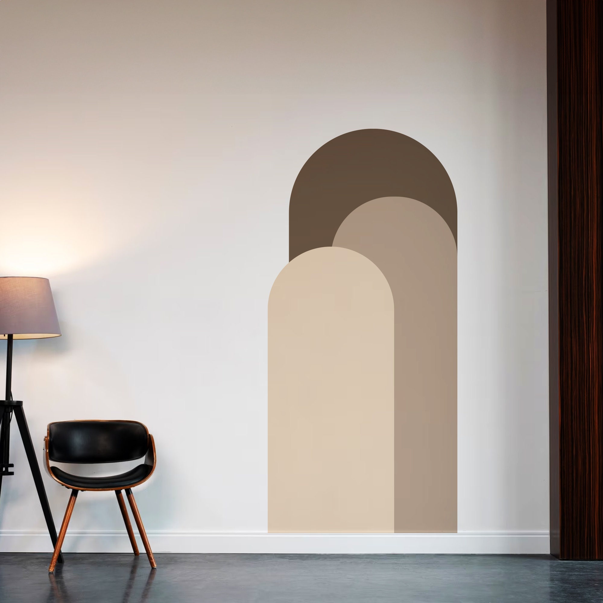 Boho Wall Decal, Bed Arch Sticker, Hedboard Wall Decal, Arch Wall Decal ...