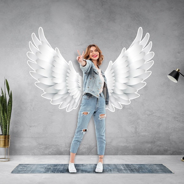 Angel Wall Decal - Etsy