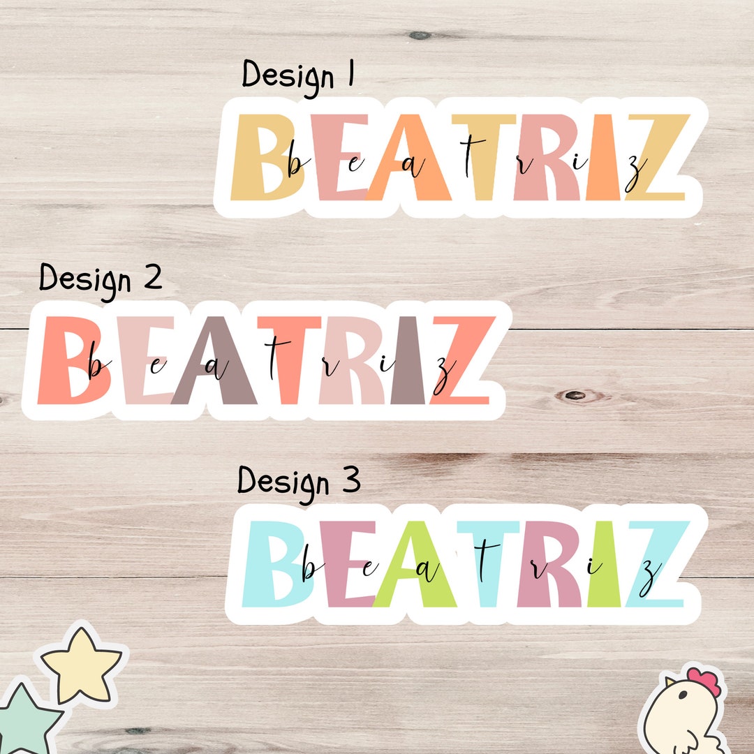 Waterproof Custom Name Stickers, Personalized Gift Labels for Crafts ...