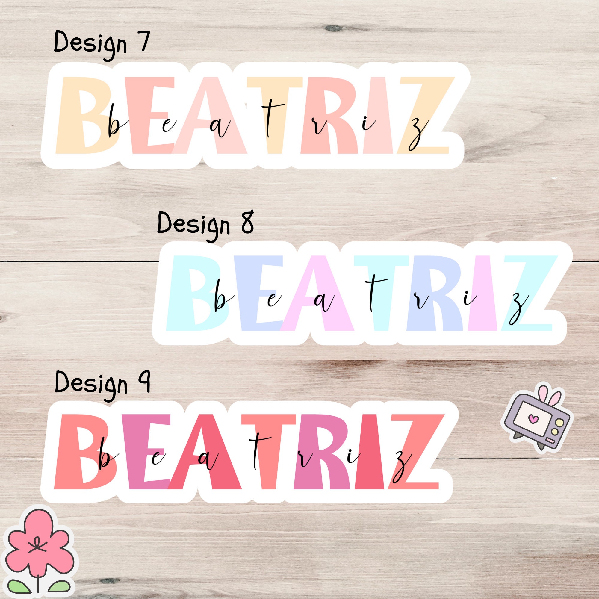 Waterproof Custom Name Stickers, Personalized Gift Labels for Crafts ...
