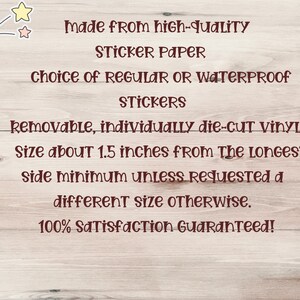 12 Designs of Cute Inspirational Kawaii Stickers - Motivational Gift ...