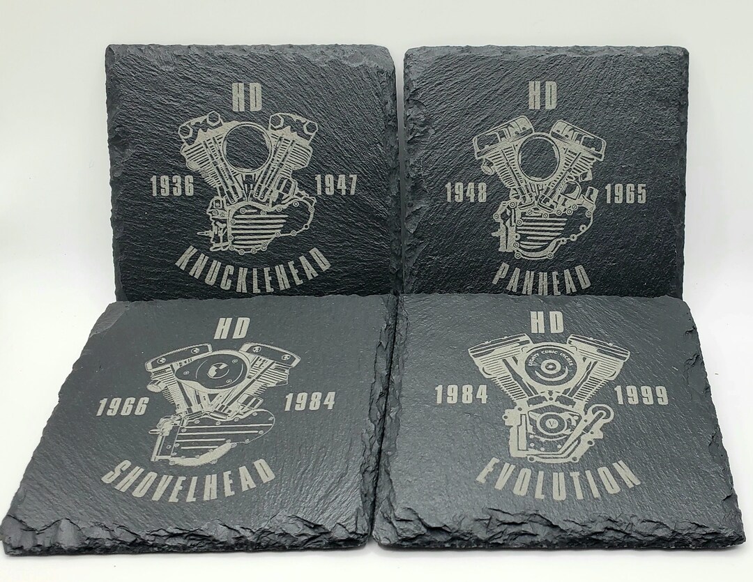 HD Engines Slate, Knucklehead, Shovelhead, Panhead and Evo. Laser ...