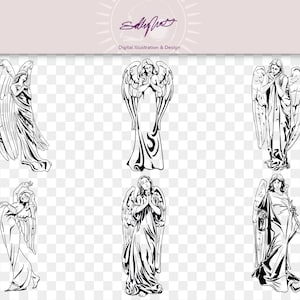 Angel SVG Bundle | 10 Pack | SET #2 | Svg Cut Files | Svg-png-dxf-eps ...
