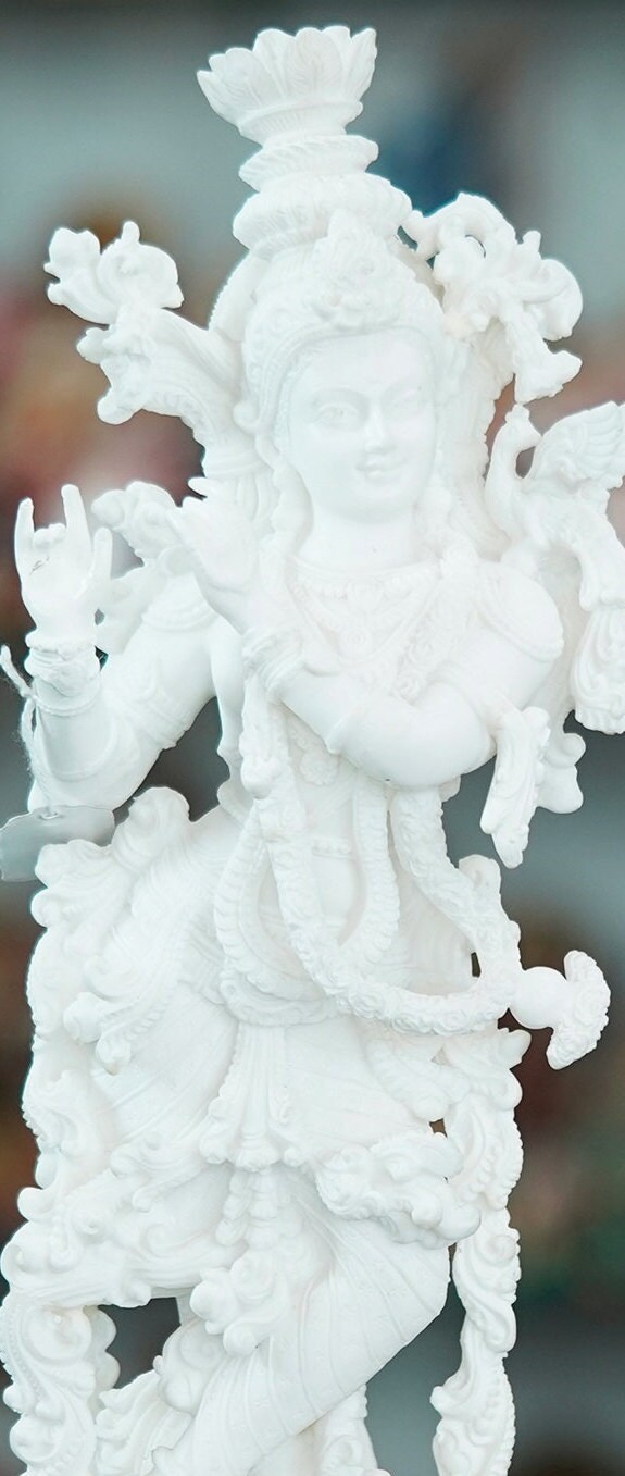 Marble Handmade Radha Krishna Idol for Home Décor Decorations - Etsy