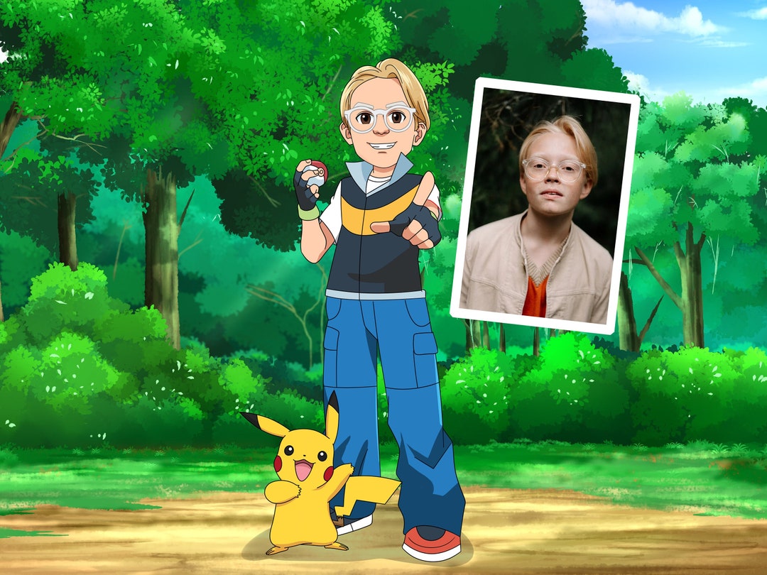 Custom Pokemon Portrait, Custom Pokemon Drawing, Custom Pokemon Card ...