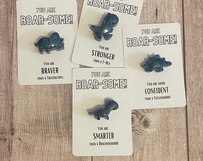 Dinosaur Pocket Hugs, Affirmations, Thinkingofyou, Backtoschool ...