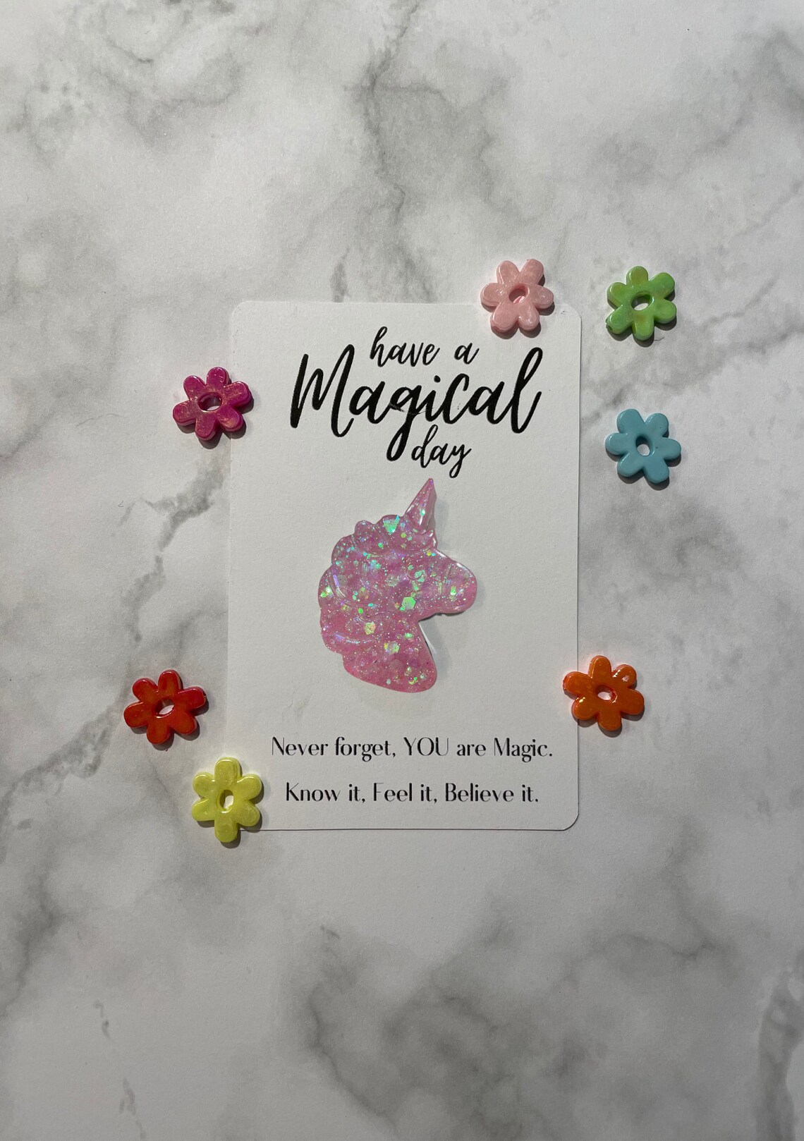 Unicorn Pocket Hugs, Affirmations, Emotionalsupport, Backtoschool, Gift ...