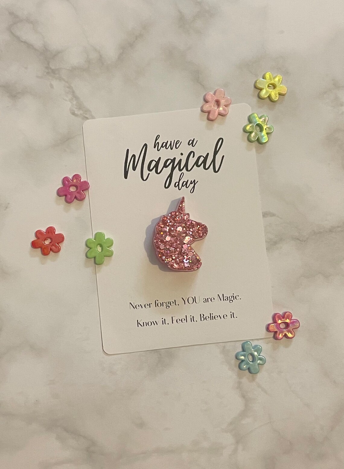 Unicorn Pocket Hugs, Affirmations, Emotionalsupport, Backtoschool, Gift ...