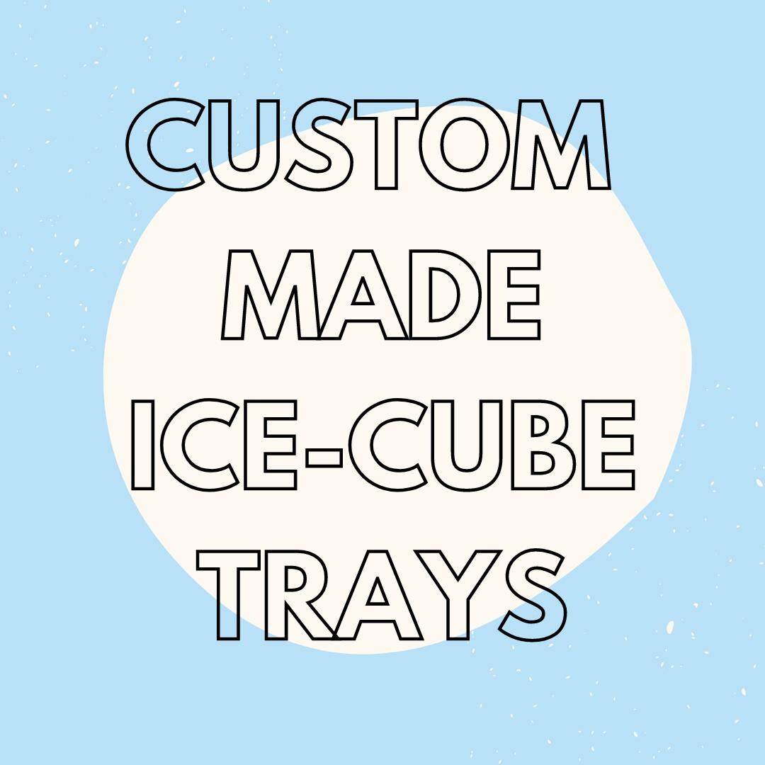 CUSTOM MADE Ice Cube Mould - 12 Cavities - 40mm X 40mm - Bespoke Design ...