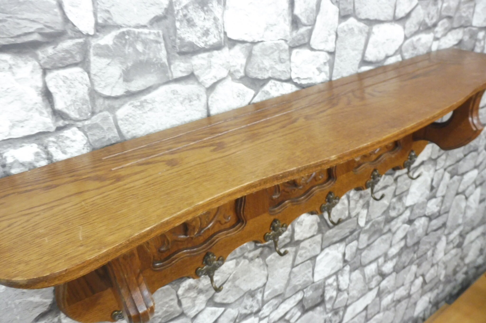 Beautiful Old Coat Rack Wooden Coat Rack Oak Wood Vintage - Etsy