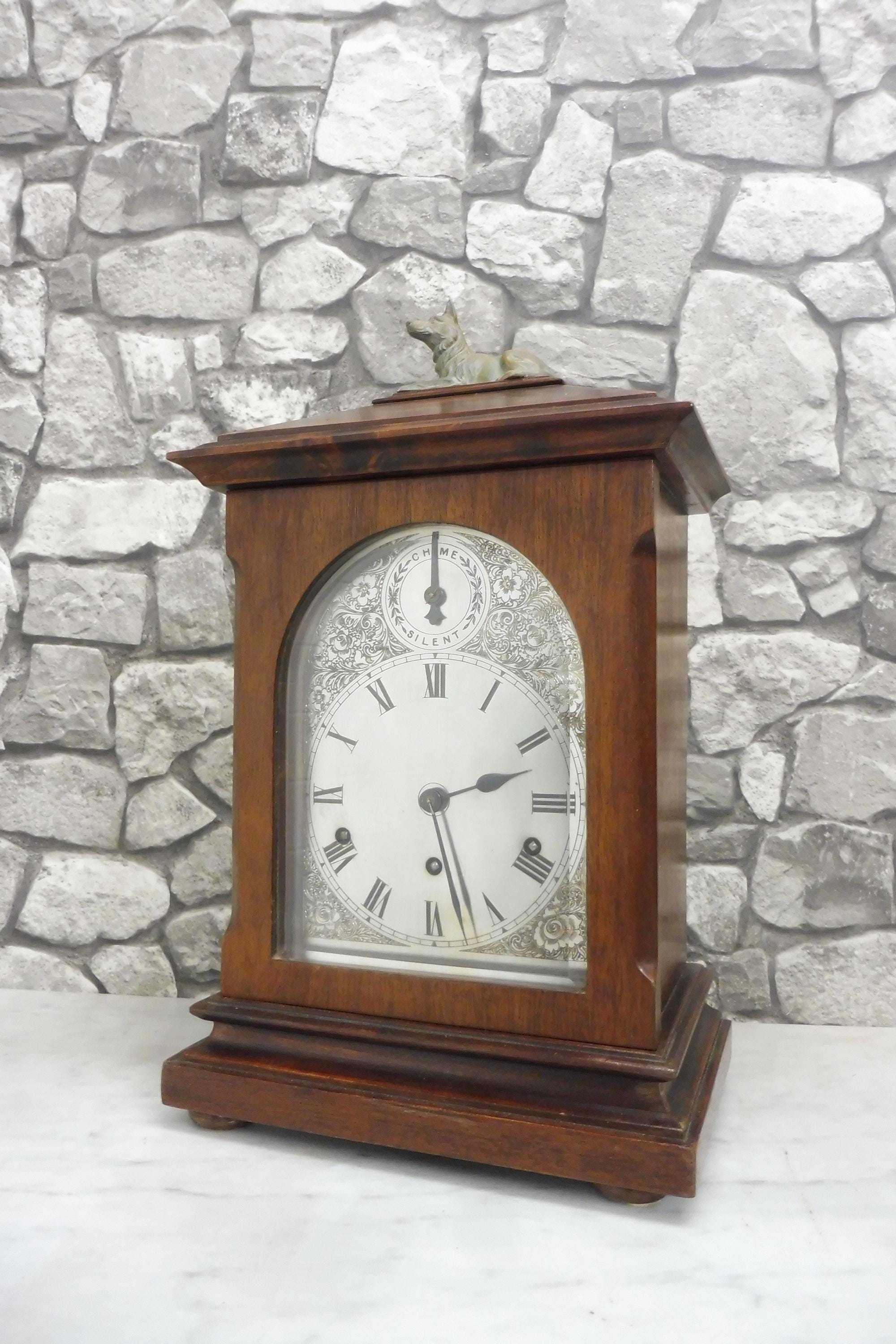 Antique German Mantel Clock Desk Clock Table Clock Westminster Chime - Etsy