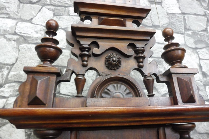 Antique Wooden German Wall Clock Regulator Junghans - Etsy