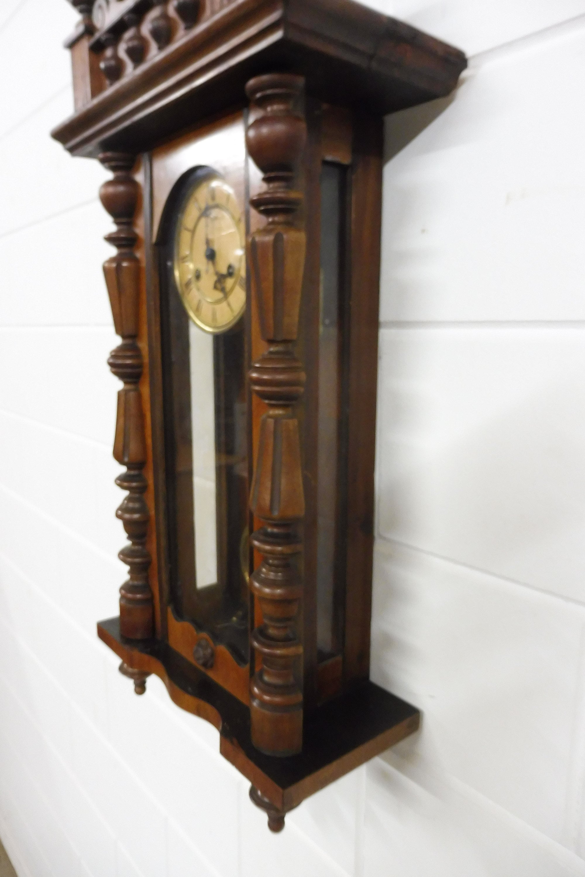 Antique German Wall Clock Regulator Junghans Clock Restored - Etsy