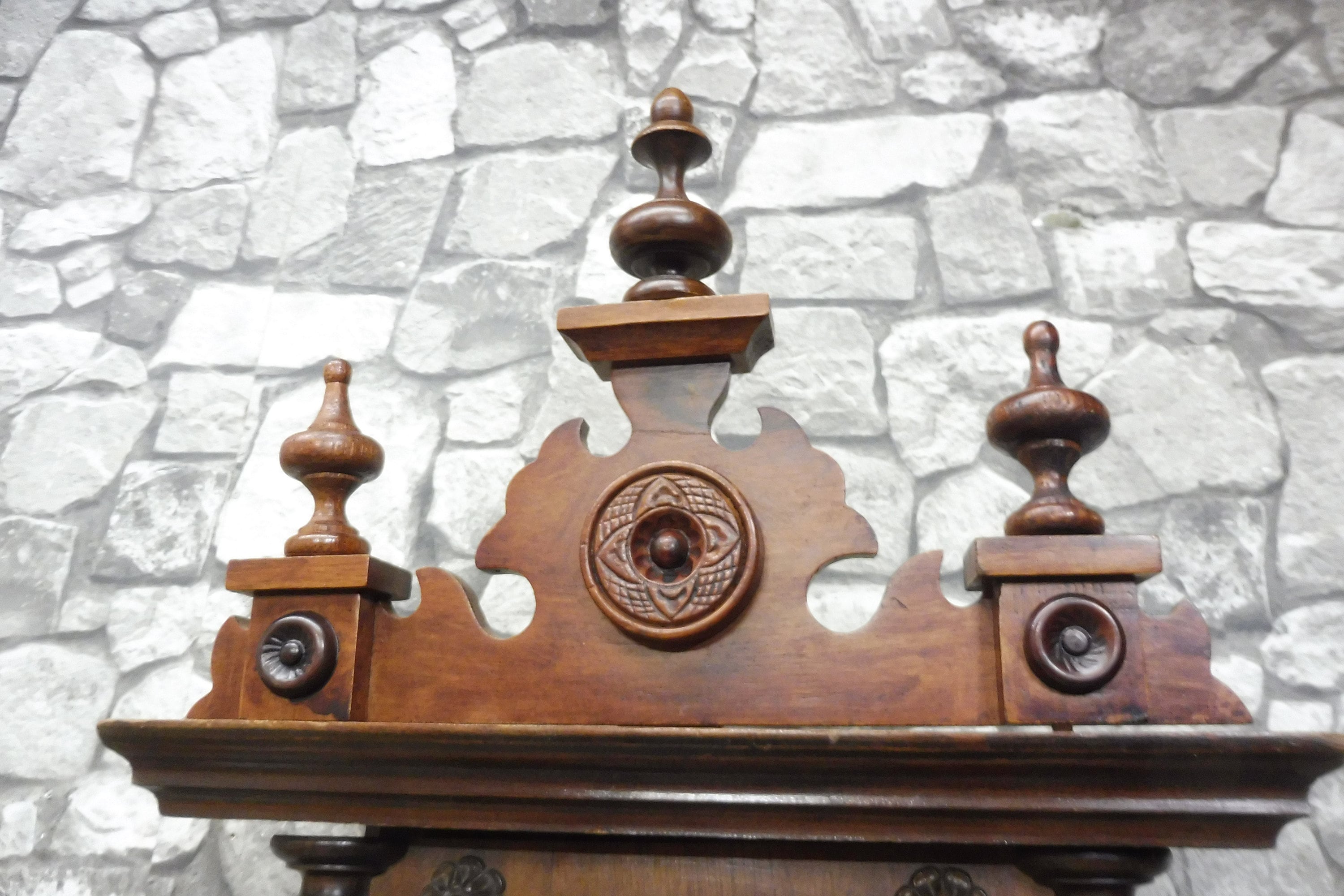 Wooden Antique Wall Clock Antique German Clock Regulator - Etsy