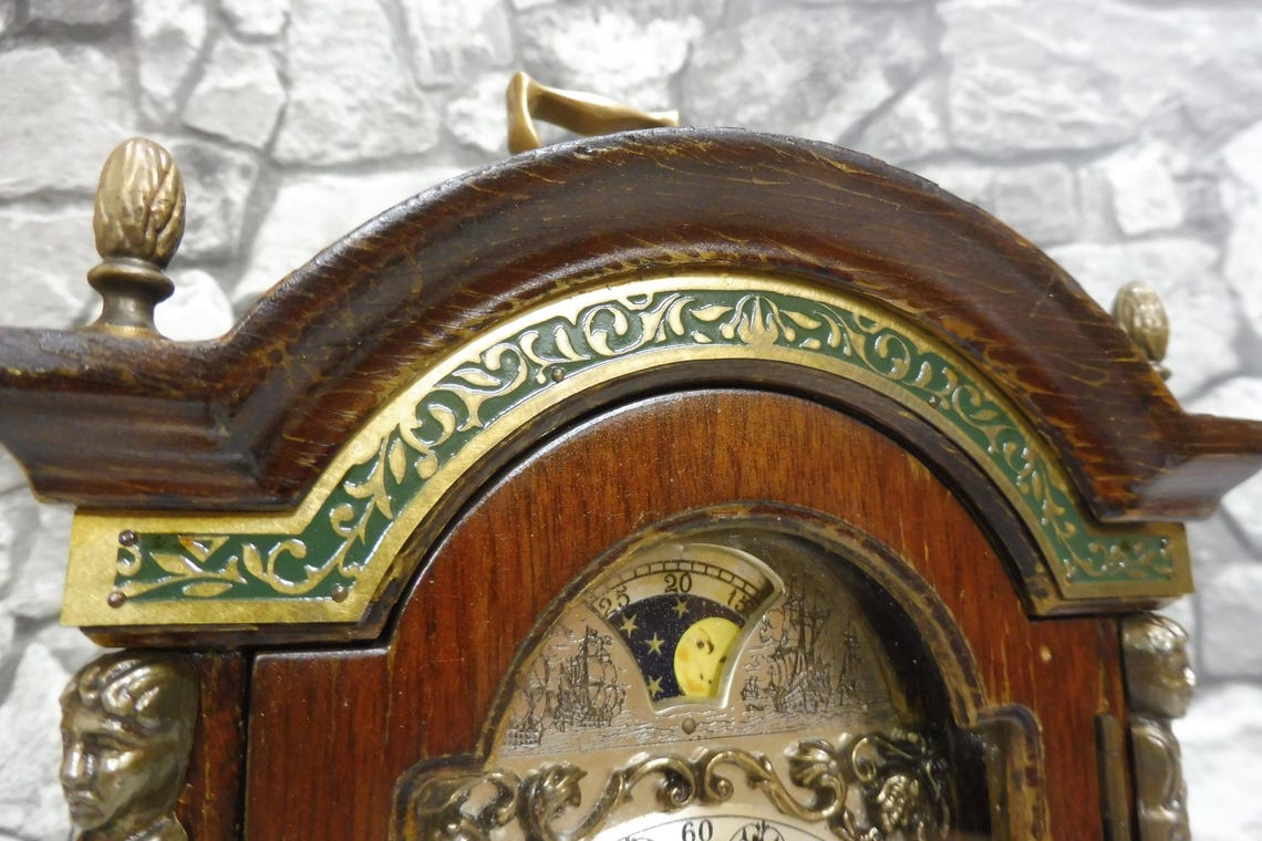 Dutch Mid Century Warmink Wuba Clock Mantel Clock Vintage - Etsy