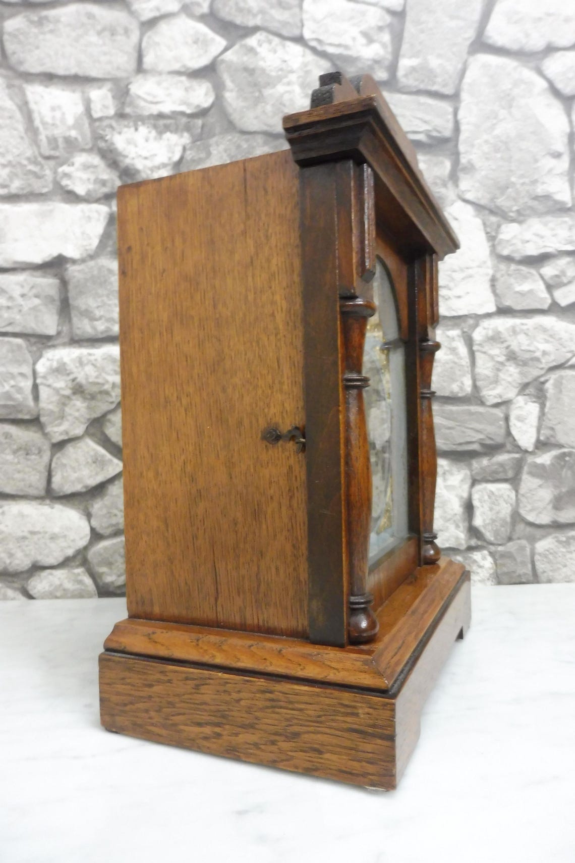 Antique German Clock Mantel Clock Table Clock Wooden Clock - Etsy