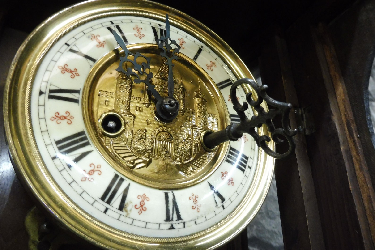 Antique Wooden German Wall Clock Regulator Gustav Becker - Etsy