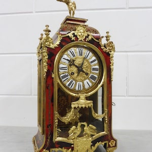 Antique French Boulle Clock Mantel Clock Paris - Etsy