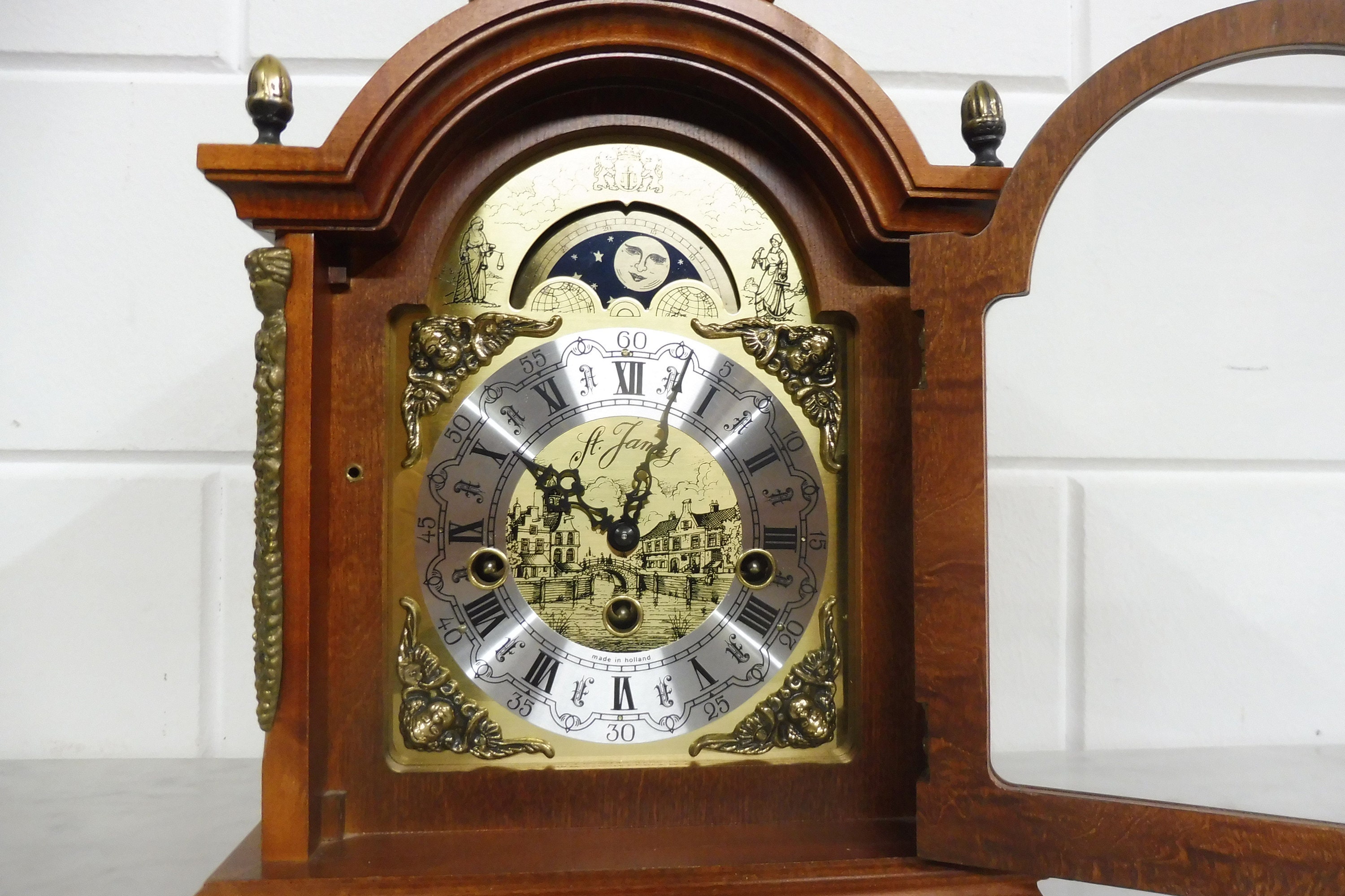 Mid-century Vintage Dutch Mantel Clock Table Clock Westminster - Etsy