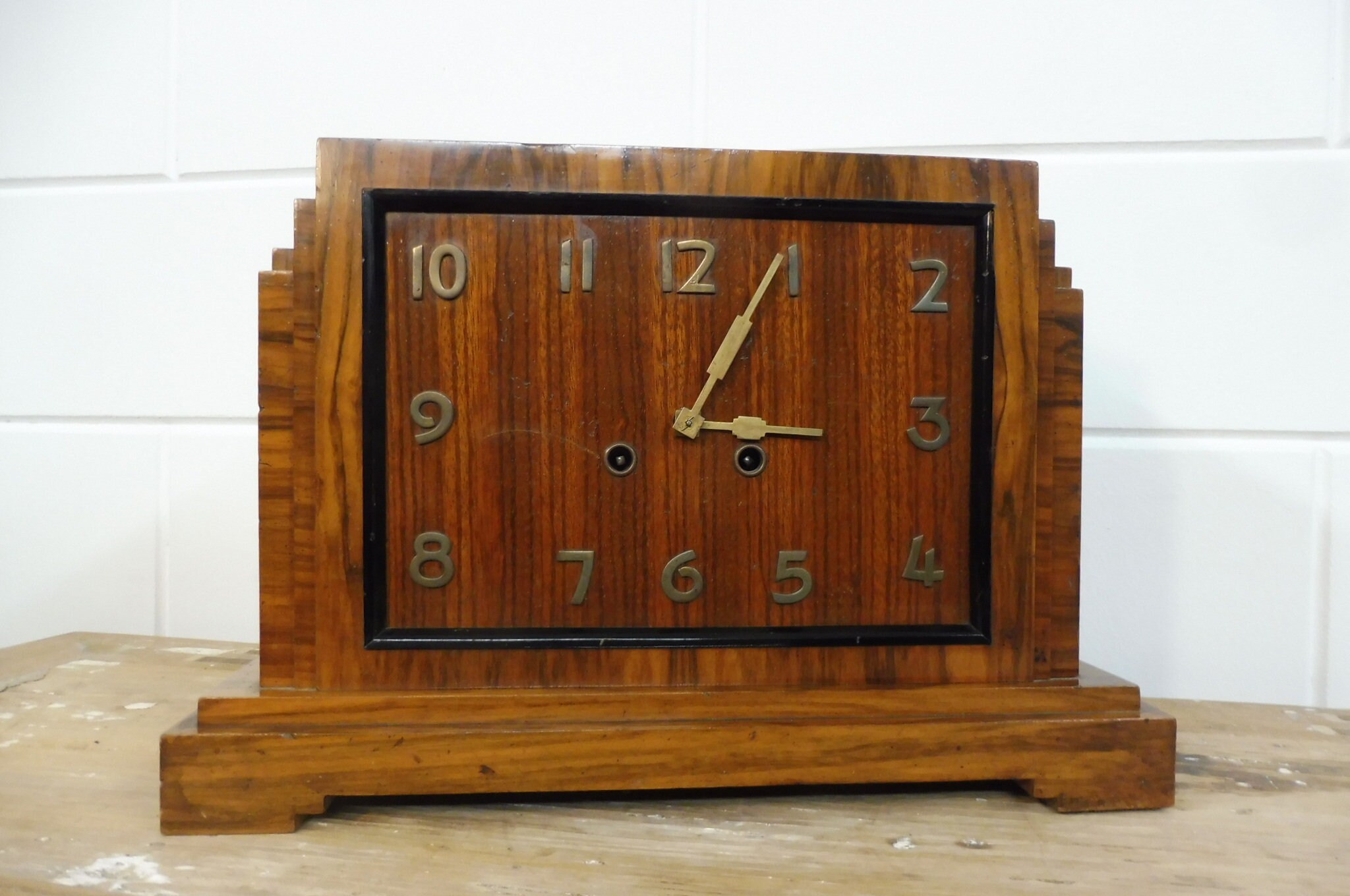 Antique Mantel Clock Art Deco Dutch Clock Amsterdam School Clock 1920 ...