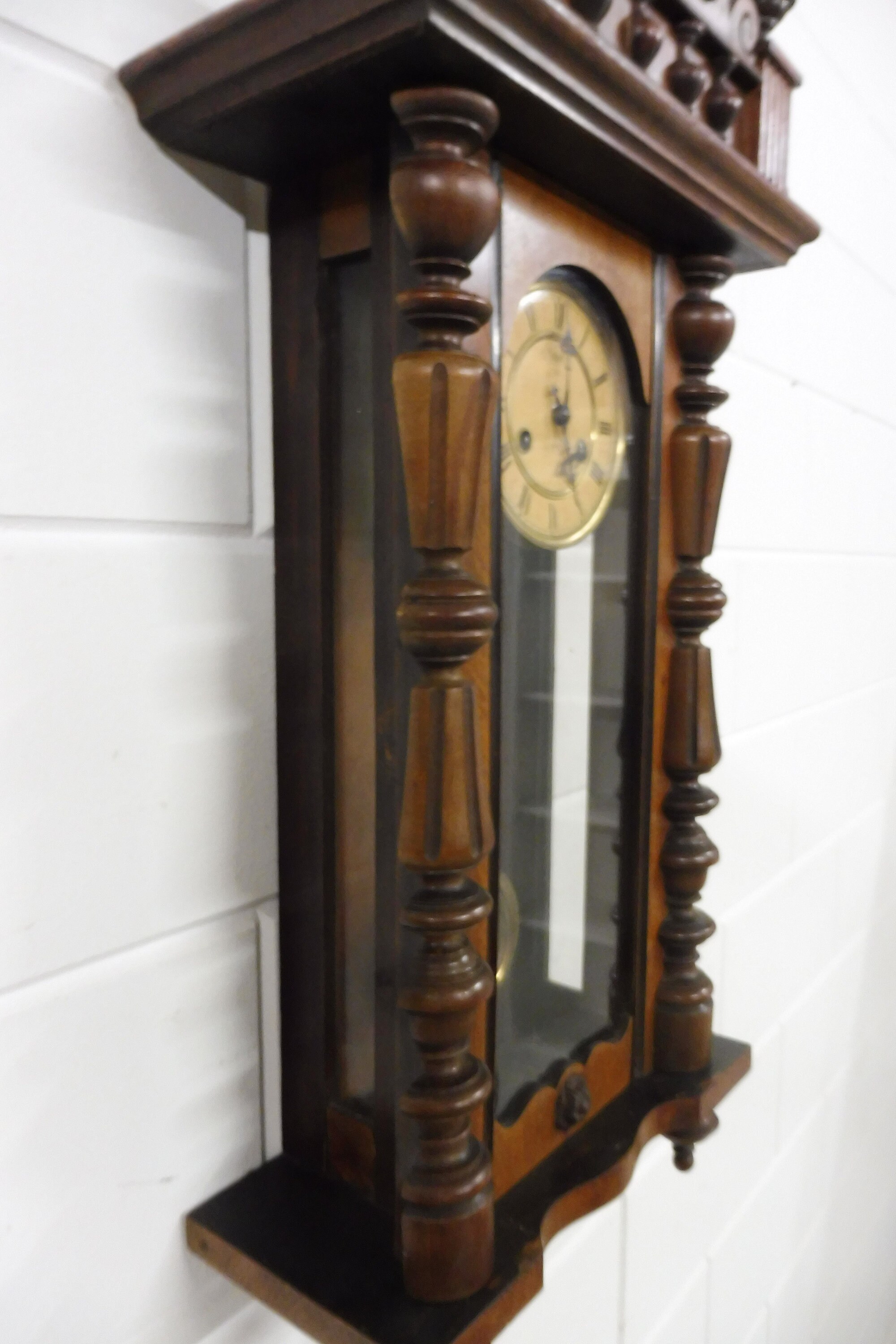 Antique German Wall Clock Regulator Junghans Clock Restored - Etsy