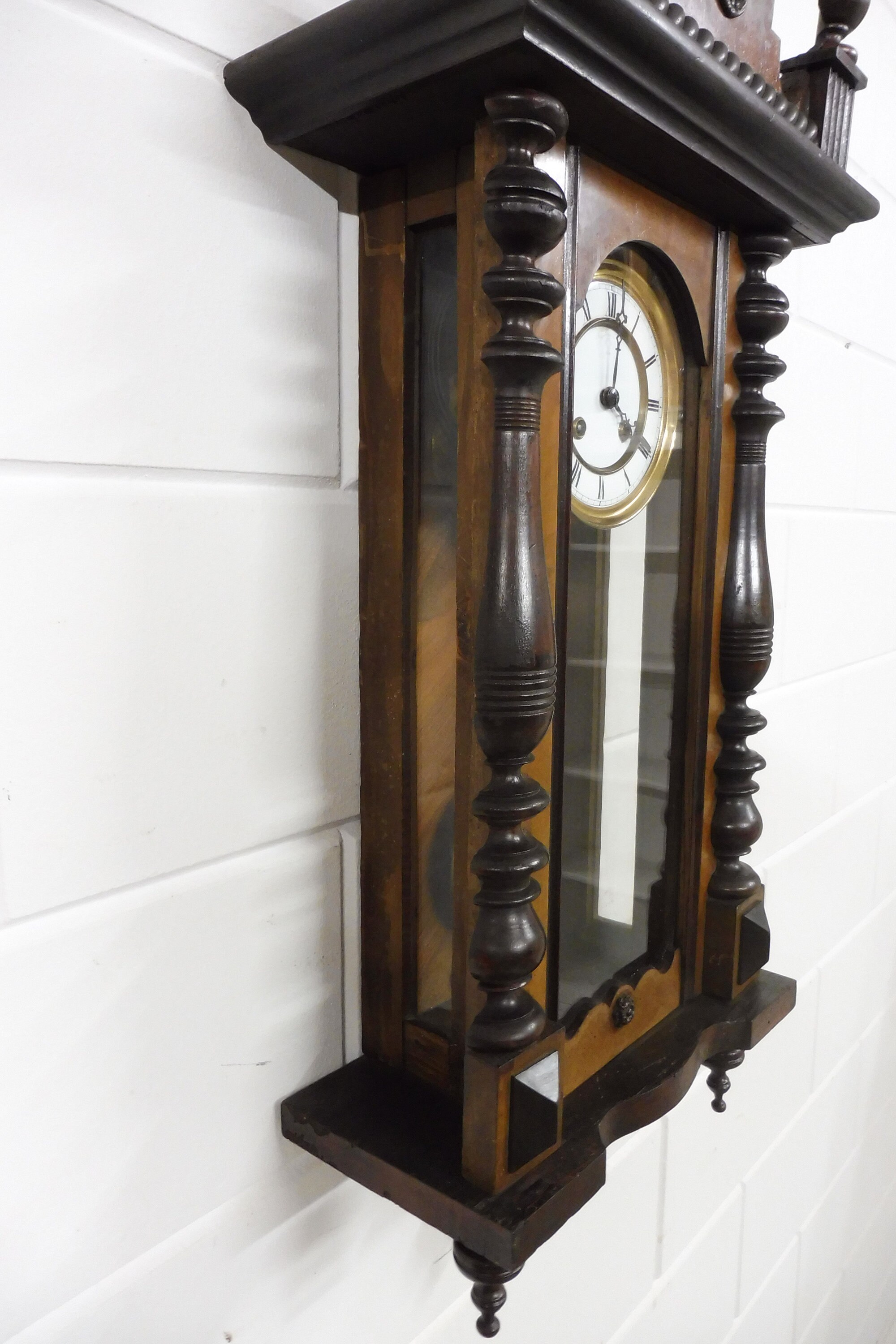 Antique German Wall Clock Regulator Gustav Becker Top Condition - Etsy