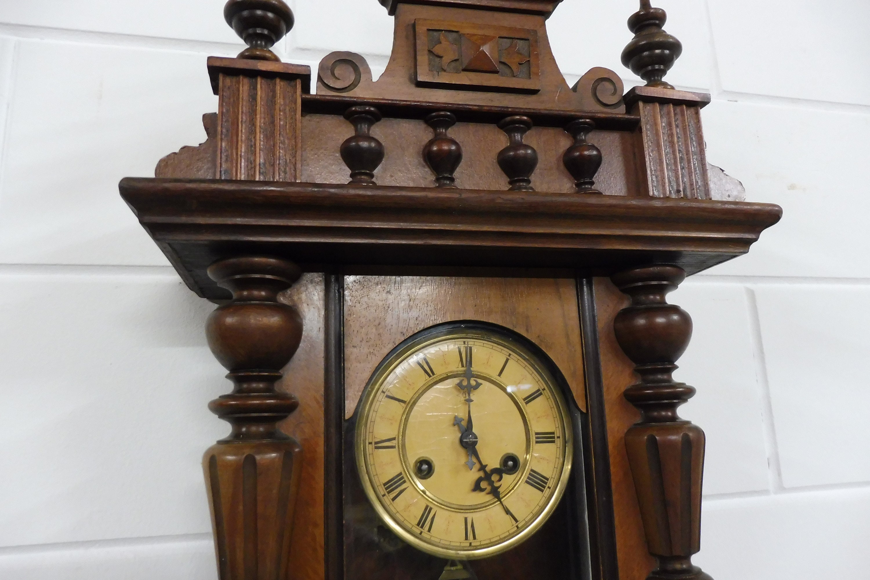 Antique German Wall Clock Regulator Junghans Clock Restored - Etsy