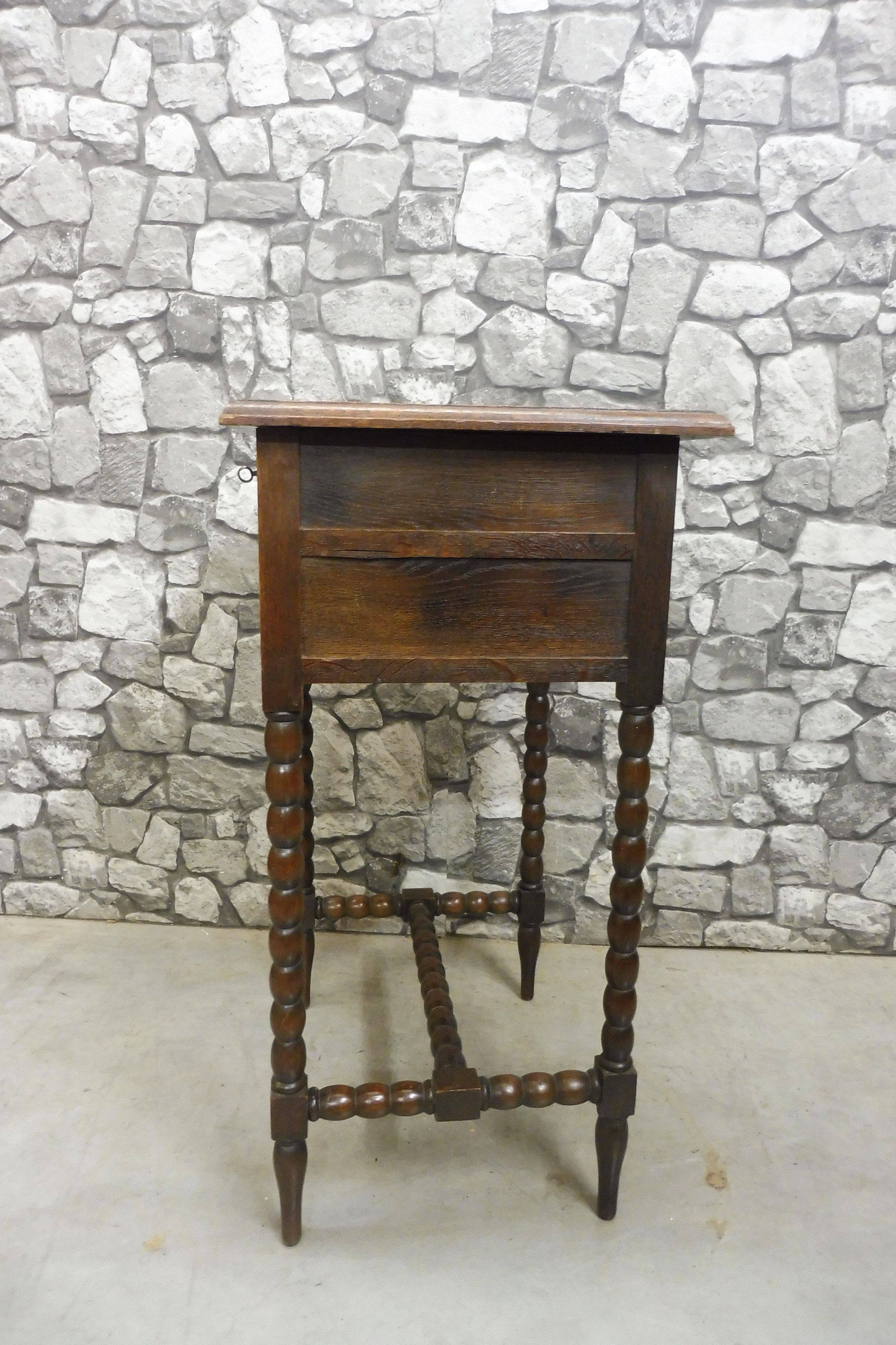 Antique Wooden Sewing Table Oak Wood Antique Table - Etsy