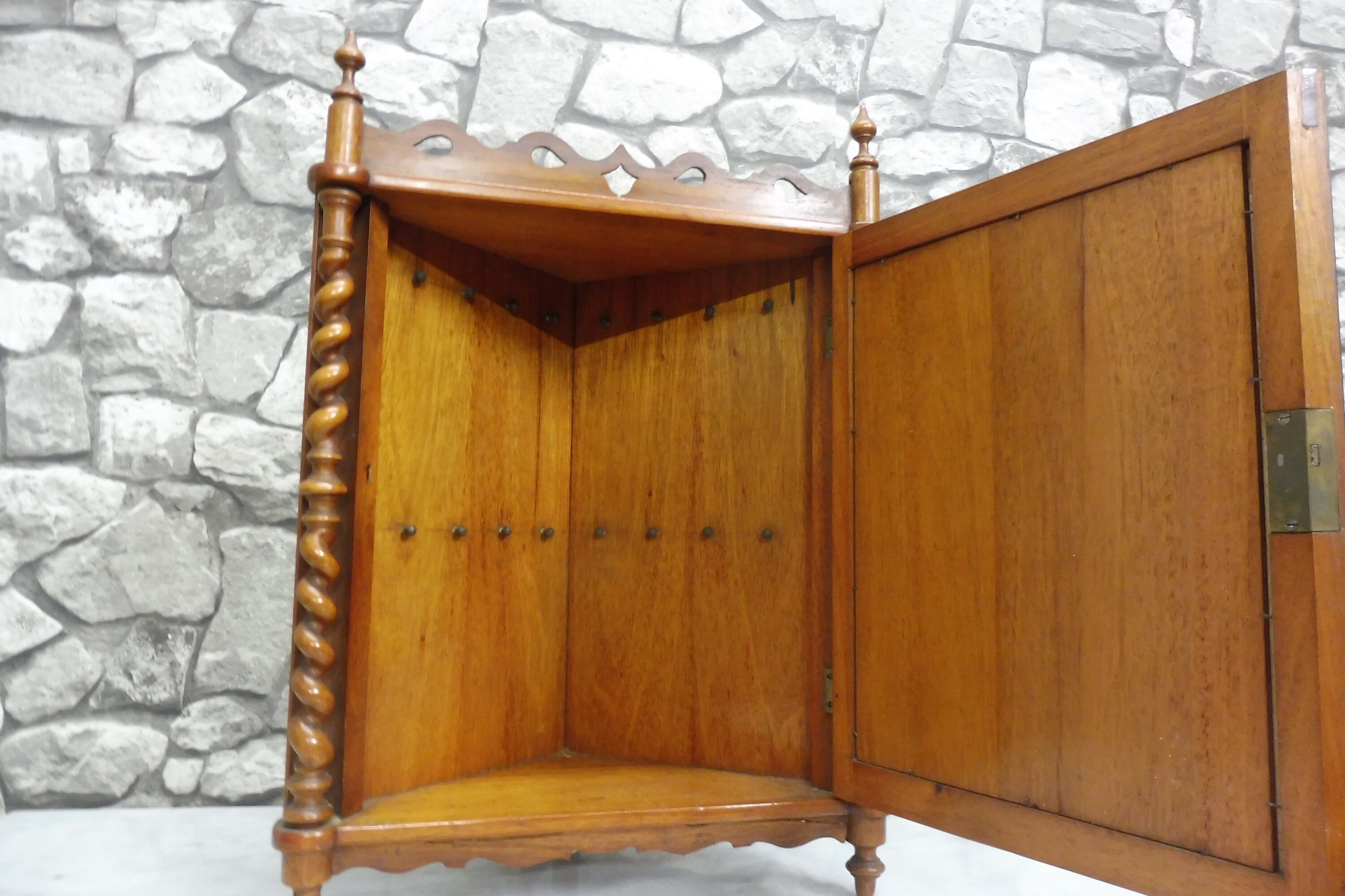 Antique Dutch Key Cabinet Corner Cabinet Wall Cabinet Bathroom - Etsy