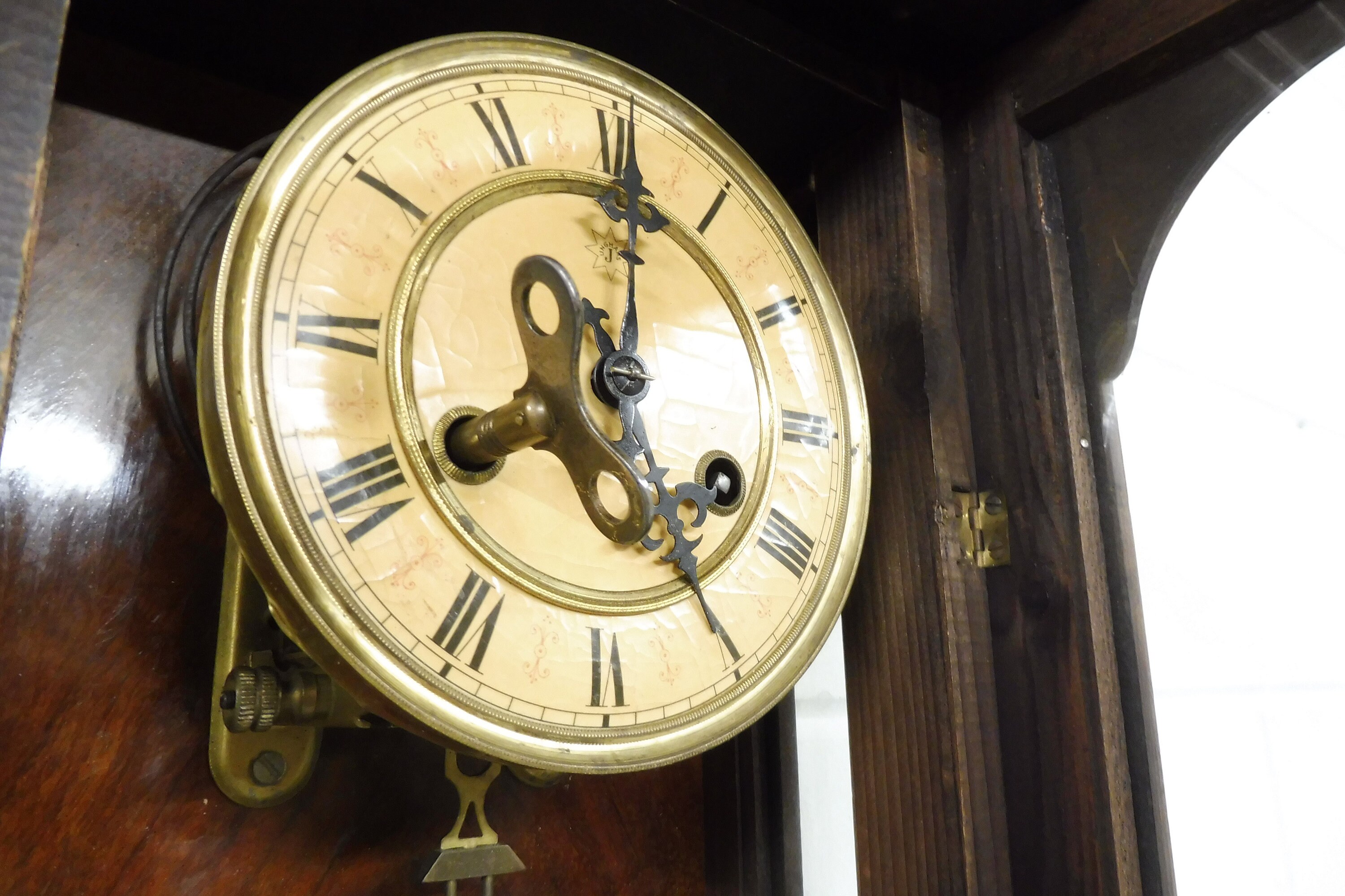 Antique German Wall Clock Regulator Junghans Clock Restored - Etsy