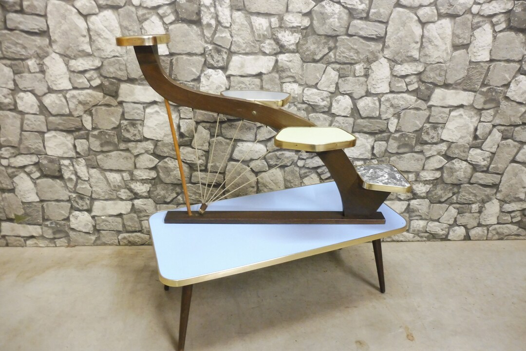 Vintage Mid Century Plant Stand Flower Table Side Table 1960s - Etsy