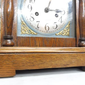 Antique German Clock Mantel Clock Table Clock Wooden Clock - Etsy