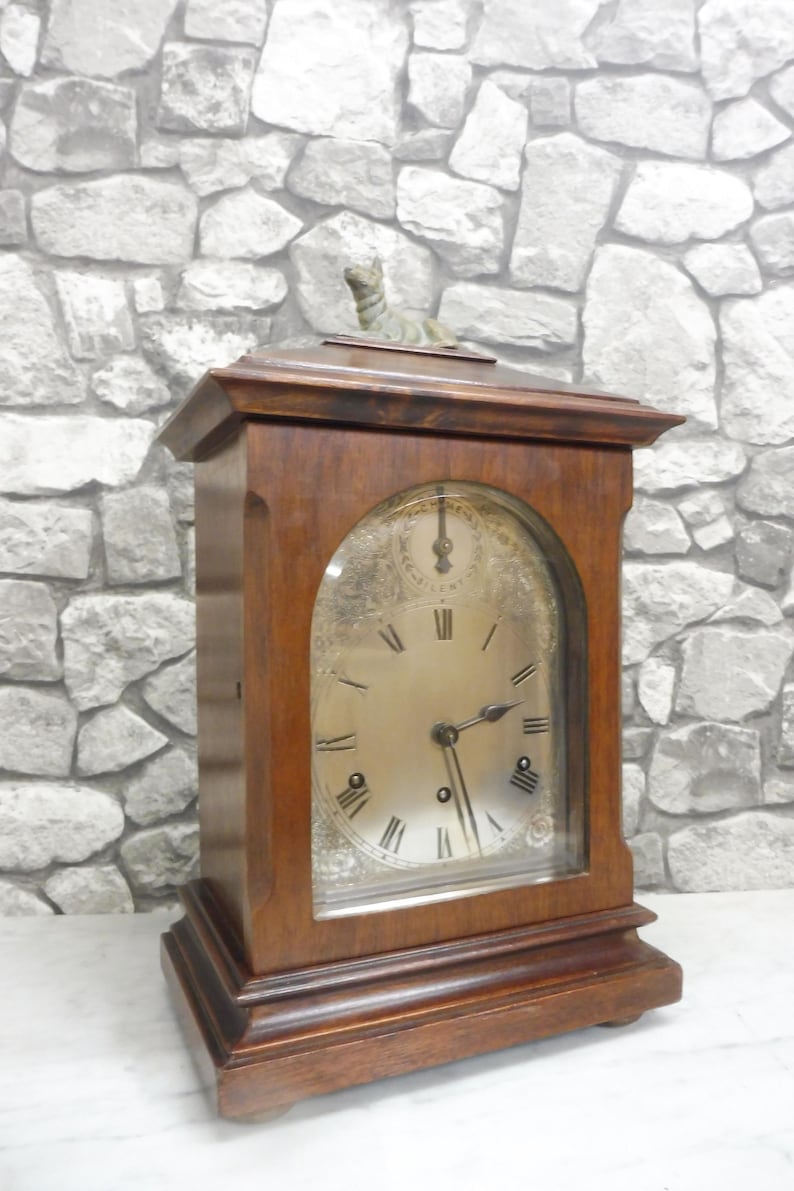 Antique German Mantel Clock Desk Clock Table Clock Westminster Chime - Etsy