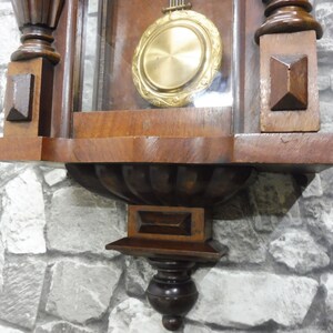 German Antique Wooden Wall Clock Antique Regulator 1900s Restored - Etsy