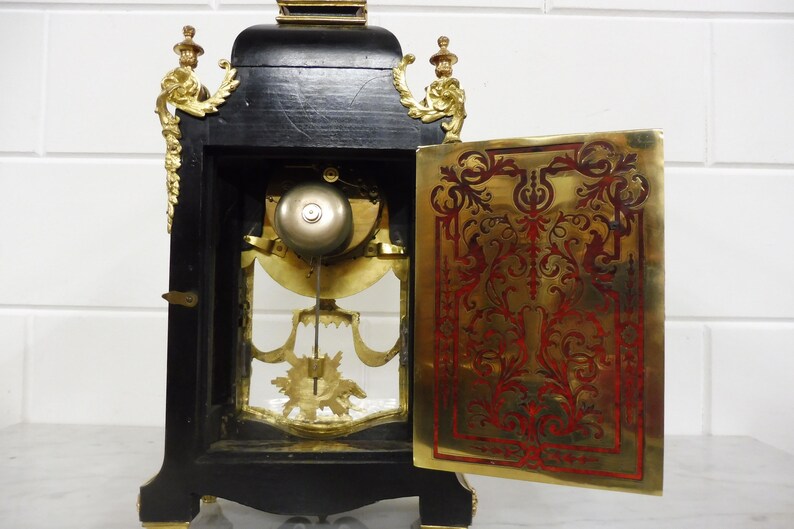 Antique French Boulle Clock Mantel Clock Paris - Etsy
