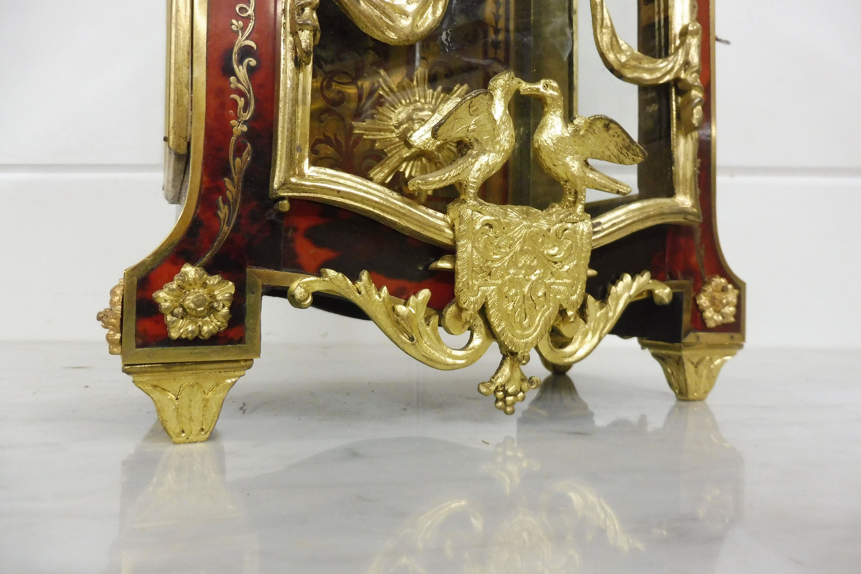 Antique French Boulle Clock Mantel Clock Paris - Etsy