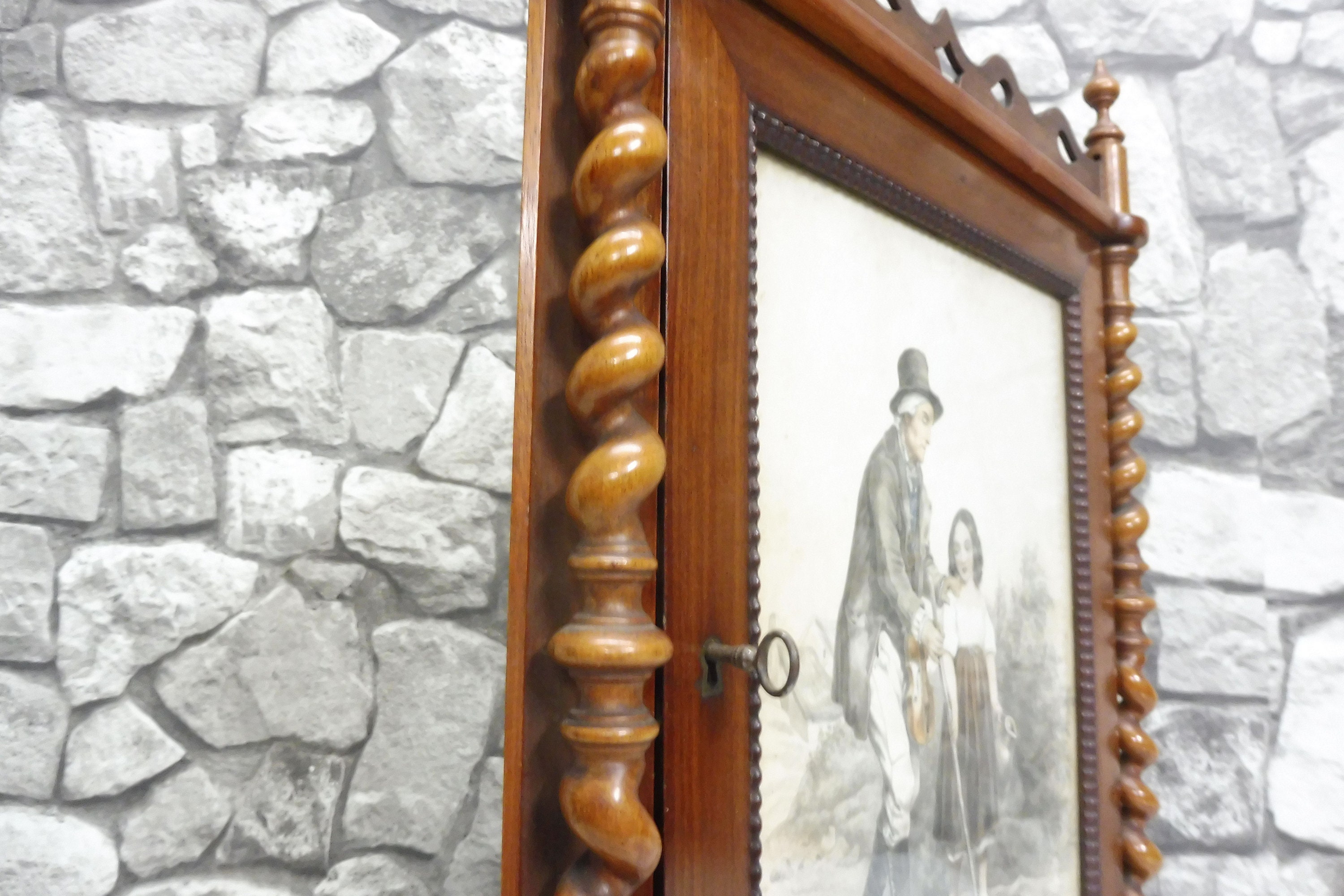 Antique Dutch Key Cabinet Corner Cabinet Wall Cabinet Bathroom - Etsy