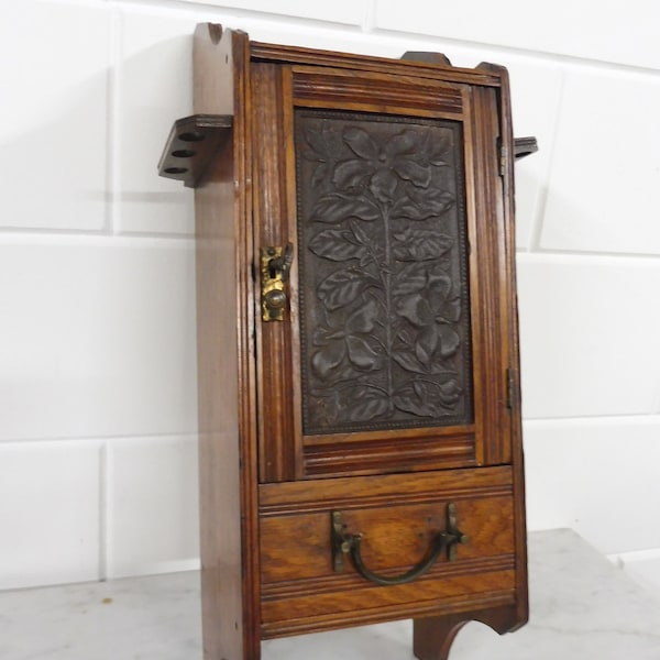 Antique Hanging Wall Cabinet - Etsy