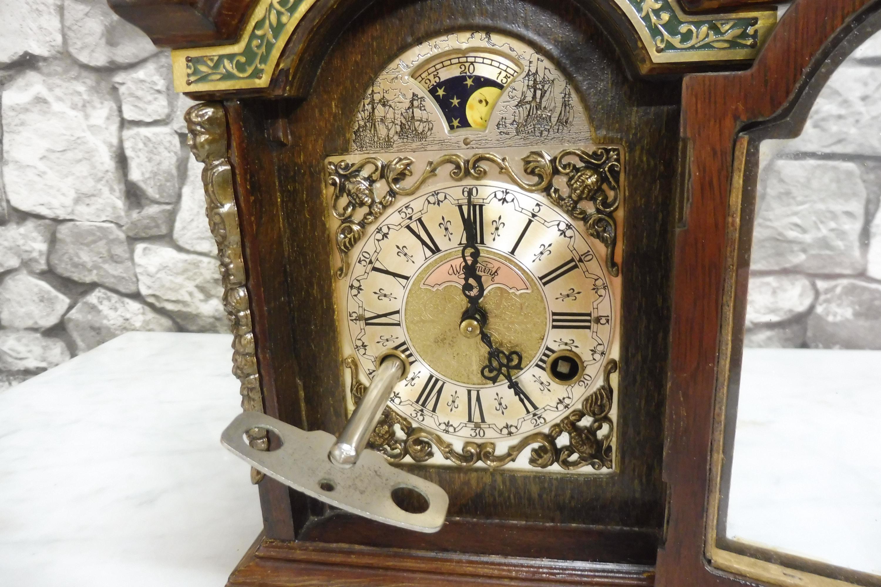 Dutch Mid Century Warmink Wuba Clock Mantel Clock Vintage - Etsy