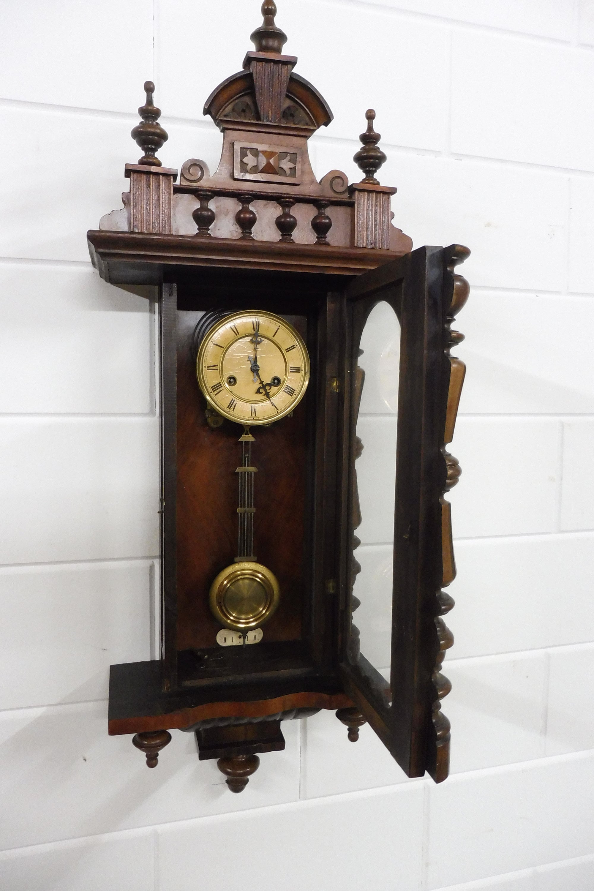 Antique German Wall Clock Regulator Junghans Clock Restored - Etsy