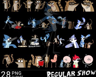 Regular Show Clipart - Etsy