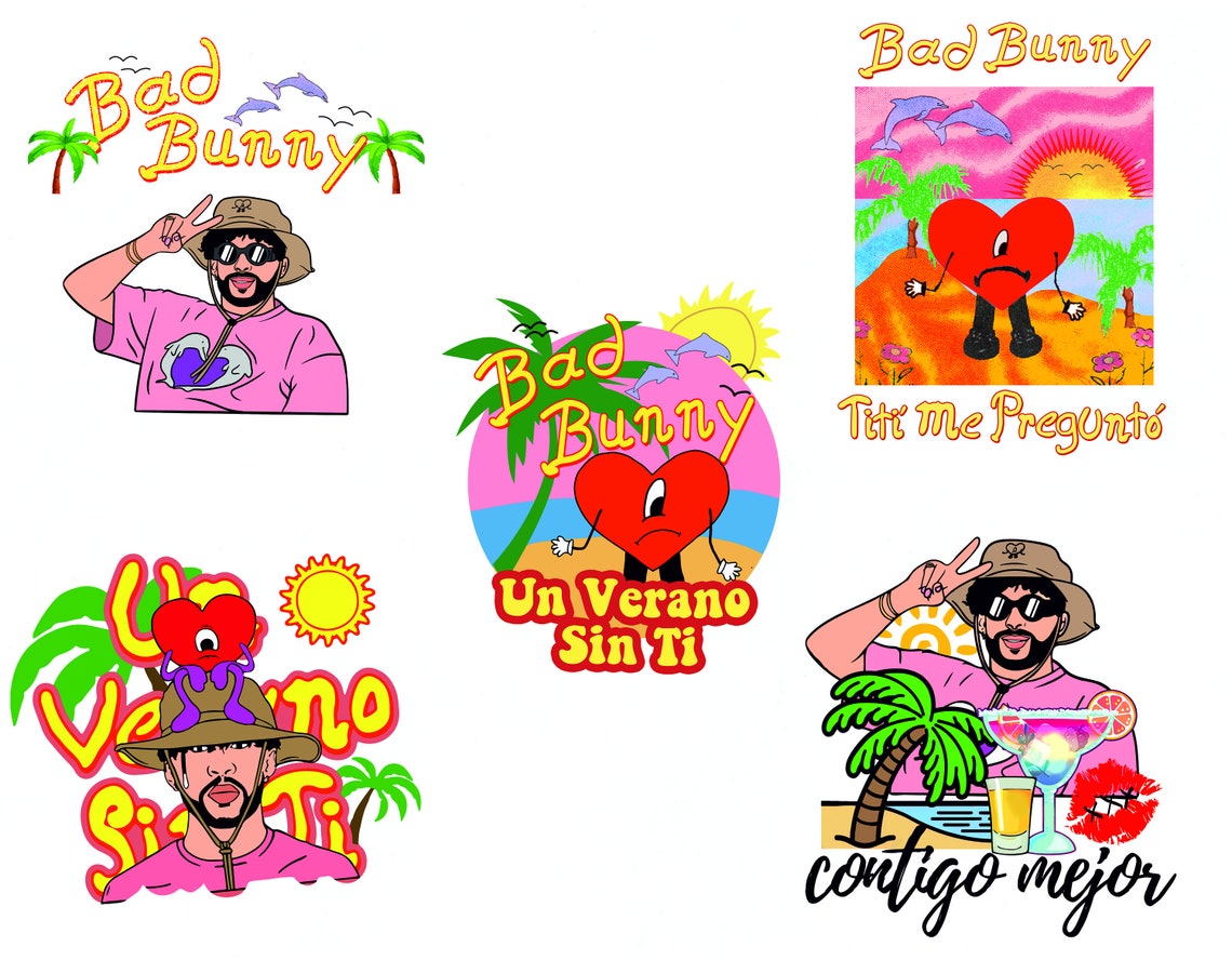 Bad Bunny Un Verano Sin Ti Png Un Verano Sin Ti Digitale Etsy De