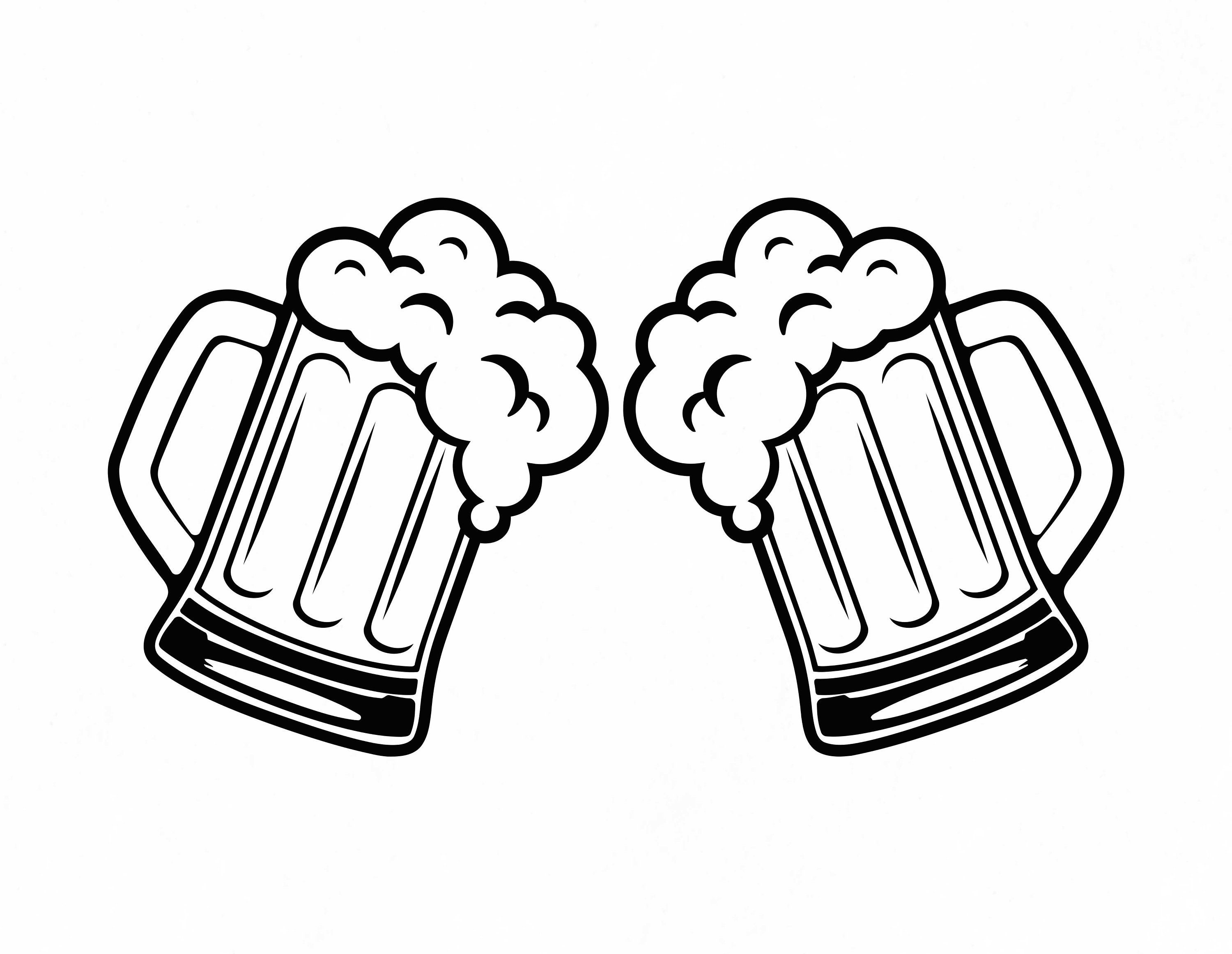 Beer Mug Svg Alcohol Svg Beer Mug Png Beer Clipart Wine Etsy Israel