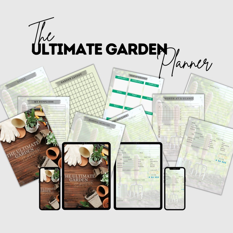 ULTIMATE Garden Planning Journal DIGITAL & PRINTABLE - Etsy