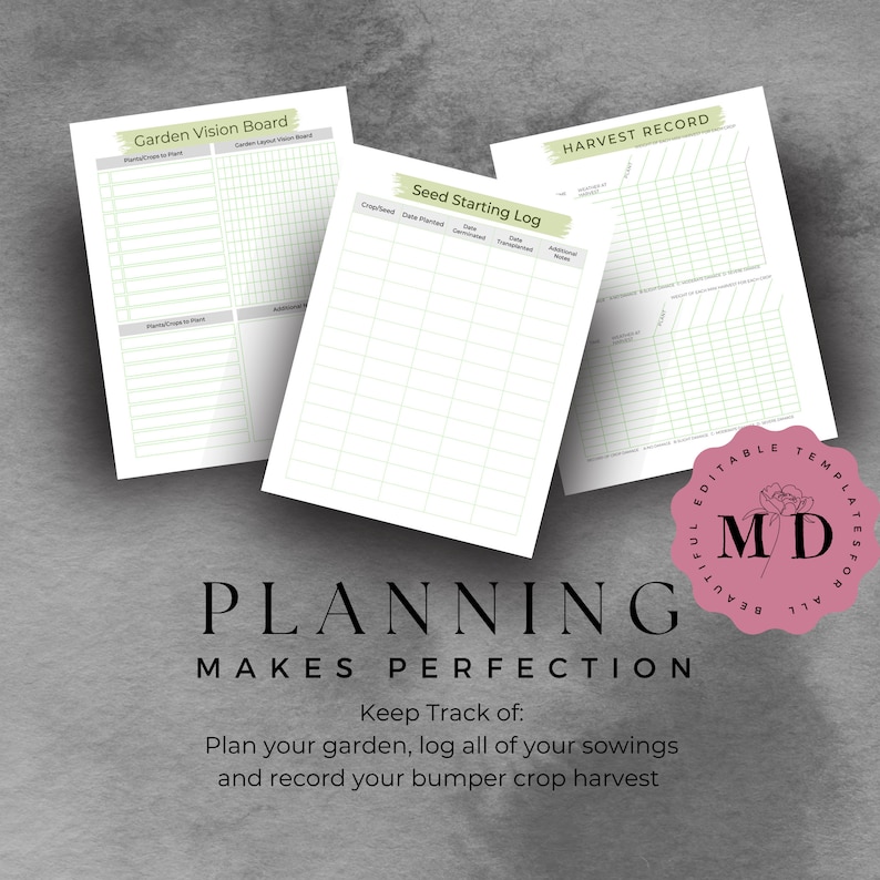 ULTIMATE Garden Planning Journal DIGITAL & PRINTABLE - Etsy