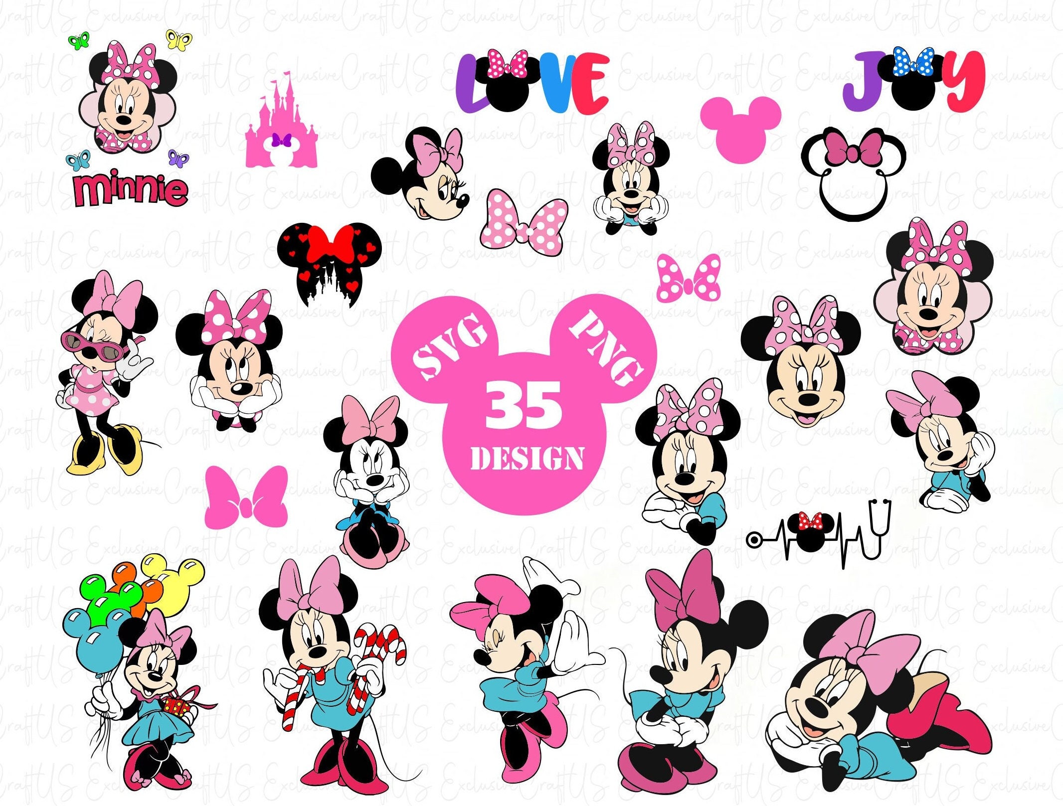 Mickey Head Pink