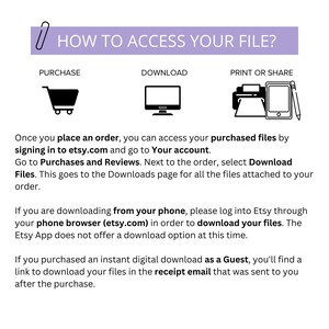 Undated Monthly Calendar Printable, Monday & Sunday Start, Blank ...