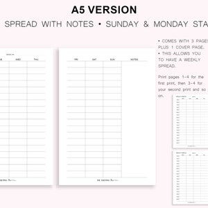 Printable Weekly Hourly Schedule Planner, Time Blocking, 5 Am, 6 Am, 8 ...